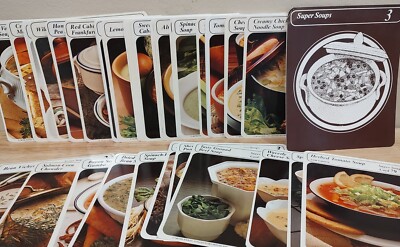 Vintage 1984 My Great Recipe Cards, 79 Super Soups Cards Category 3 | eBay