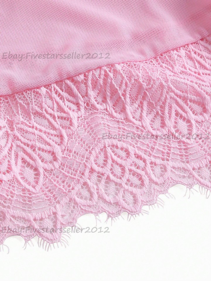 Women's Sexy Lingerie Sleepwear Babydoll Underwear Lace Dress G-String ...