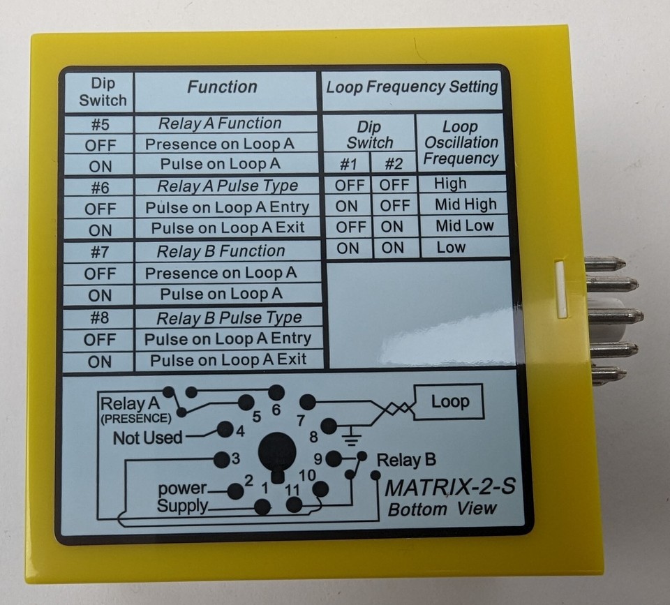 5 BEA MATRIX-2-S-12-24 Loop Detector Induction Vehicle Sensor 12-24Vac ...