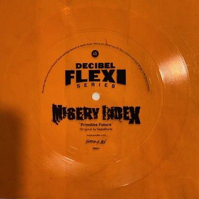 Misery Index – Primitive Future 7" 2015 Decibel Flexi-Disc Series ...