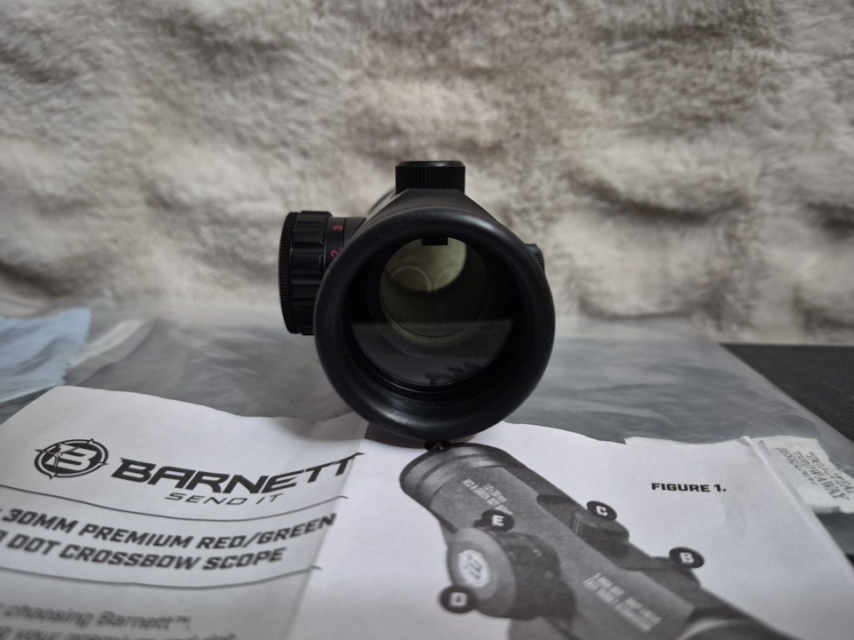Barnett 1 X 30mm Premium Red / Green 3 Dot Crossbow Scope | eBay