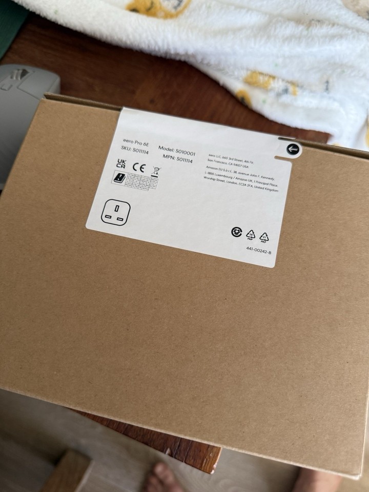 NEW SEALED Amazon Eero Pro 6E Mesh Tri-Band Wi-Fi Router - Model ...