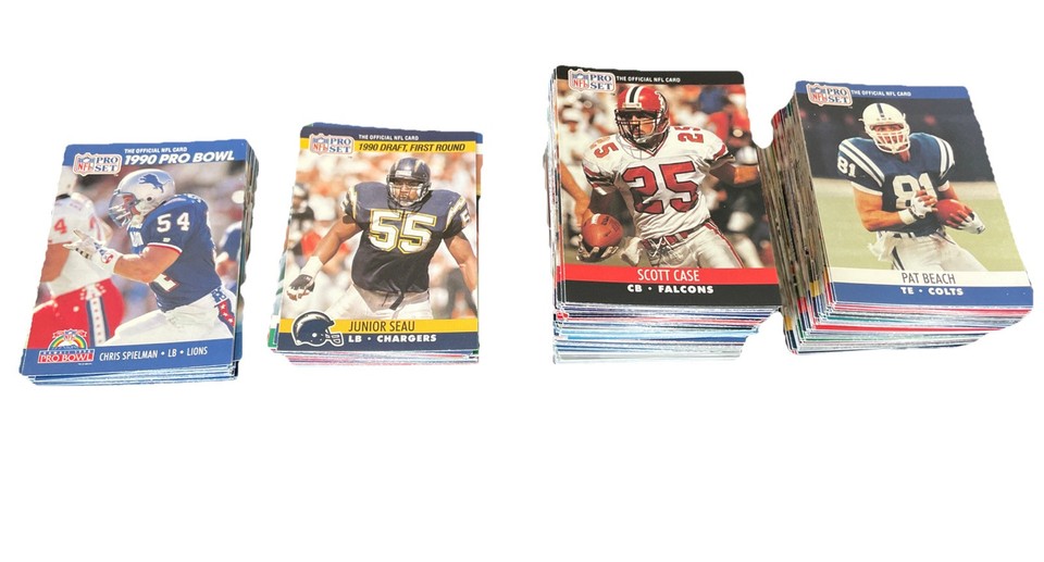 1990 NFL Pro Set Card Lot, 321 Cards | eBay