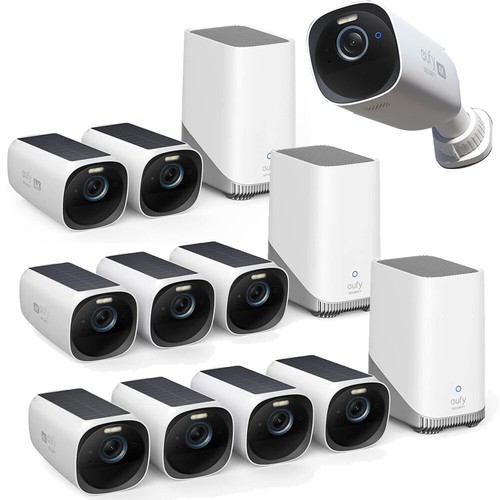 eufy eufyCam 3 Wireless Security Camera System Solar Battery 4K ...