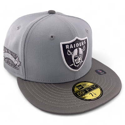 New Era Las Vegas Raiders NFL Active Pack Silver Brim 59Fifty Fitted ...