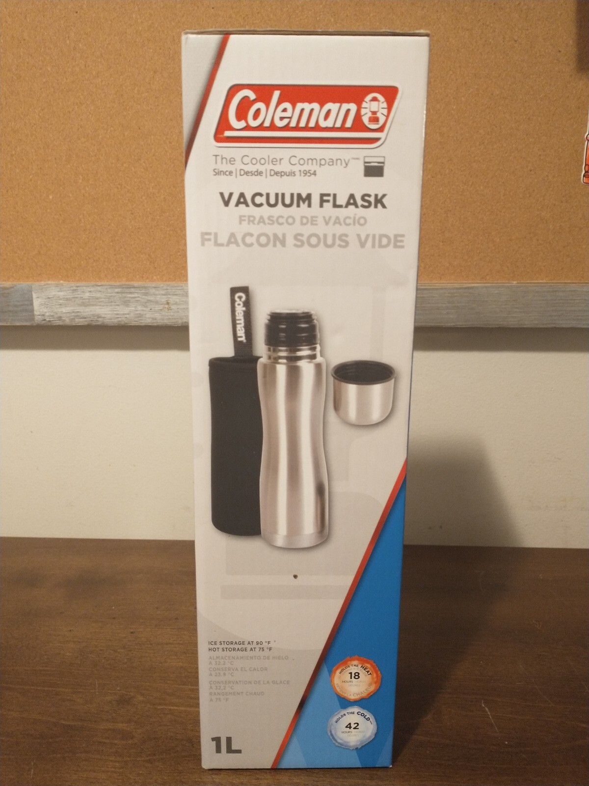New Coleman Stainless Steel Vaccum 1 Liter Flask - RJ | eBay
