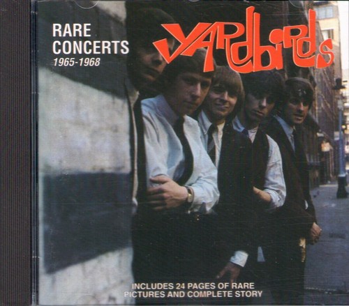 THE YARDBIRDS - Rare Concerts 1965-1968 (1995 Belgium, CD) SEALED; old ...
