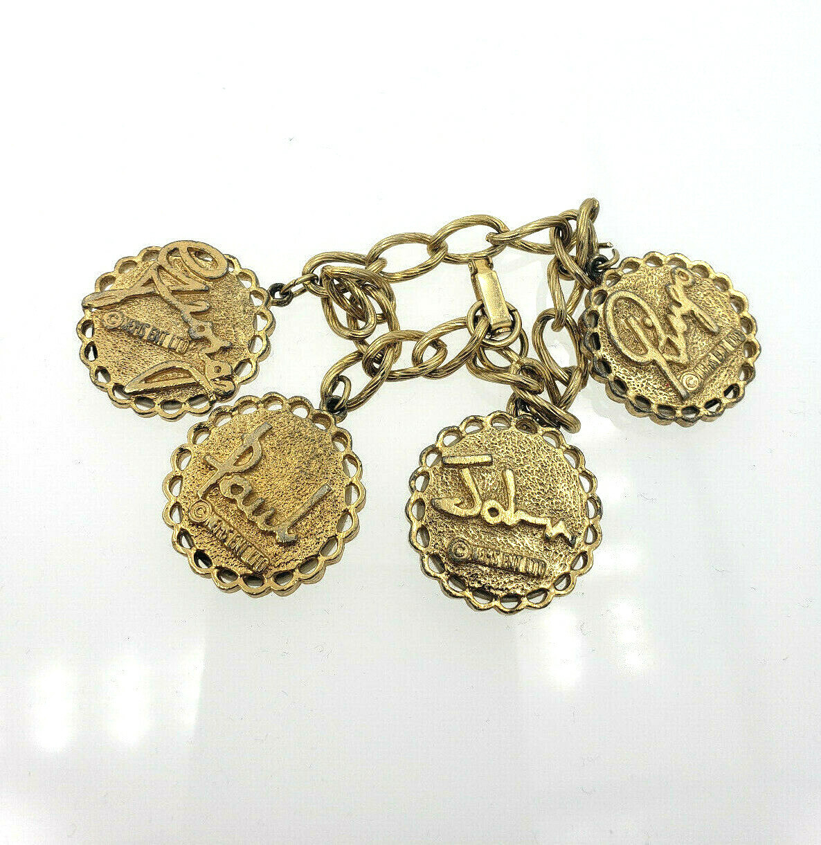 BEATLES Vintage Original NEMS Charm Bracelet Excellent Condition | eBay