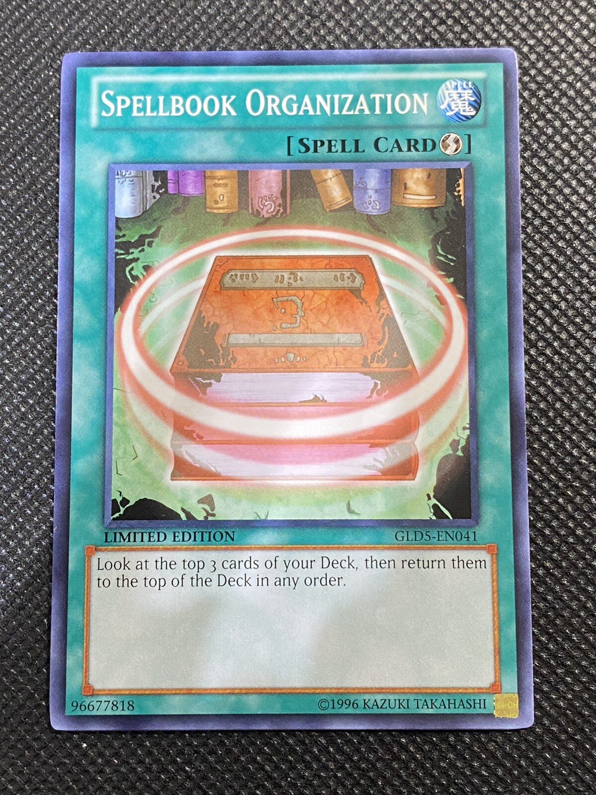 Yu-Gi-Oh! - Spellbook Organization GLD5-EN041 Common Limited Edition ...