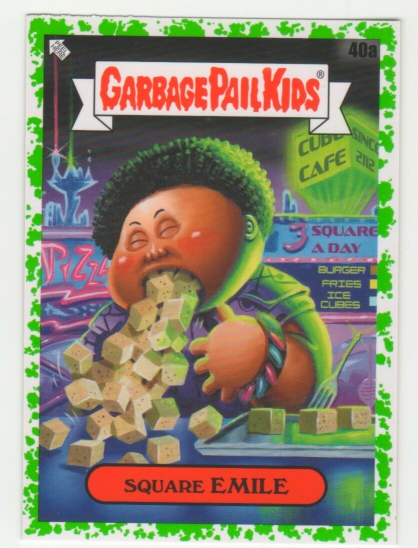 2020 Garbage Pail Kids 35th Anniversary Booger Green #40a Square Emile ...