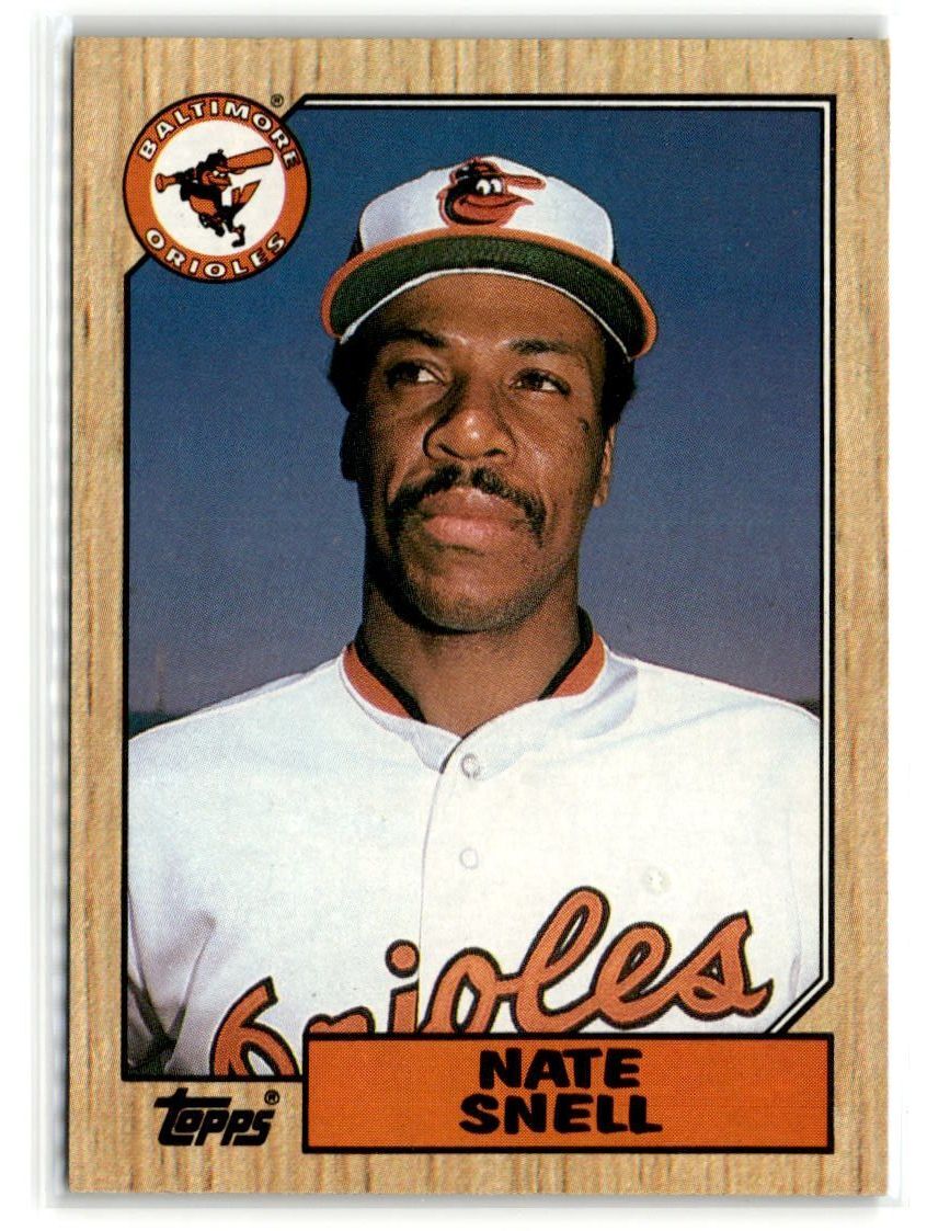 1987 Topps BASEBALL #86 Nate Snell Baltimore Orioles | eBay