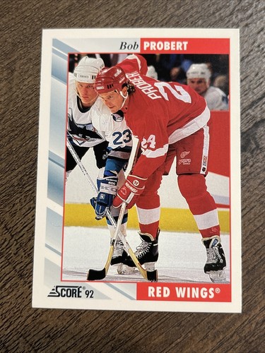 1992-93 Score Red Wings Hockey Card #52 Bob Probert | eBay
