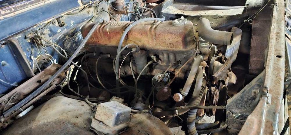 1963 FORD F100 PICKUP CORE LONG BLOCK ENGINE 6-223 **SPINS OVER ...