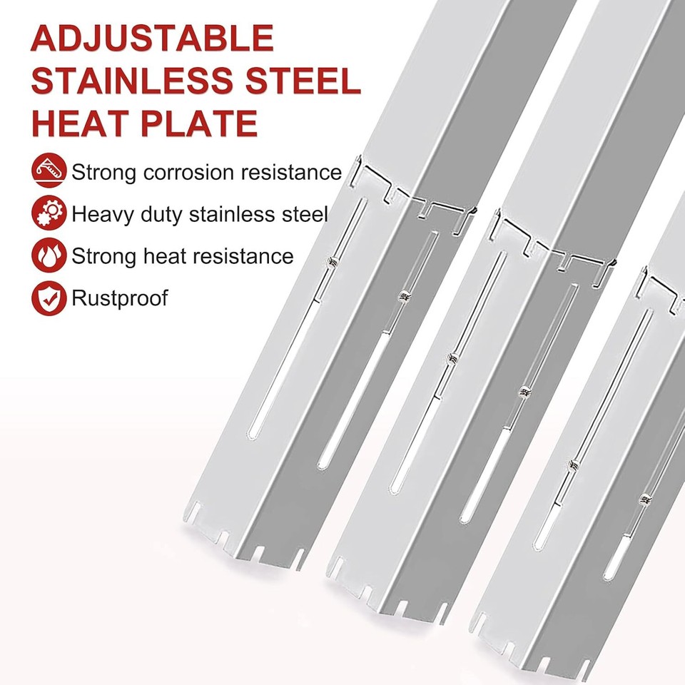 Universal Heat Plates Heat Tents Heat Shields For Gas Grill Barbecue ...