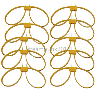 10pcs Restraint Zip Tie Disposable Plastic Handcuffs Double Cuffs ...