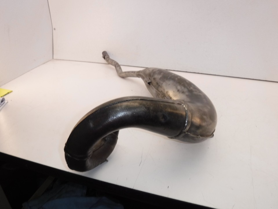 1978 suzuki rm125 rm125a OEM EXHAUST PIPE CHAMBER HEADER | eBay