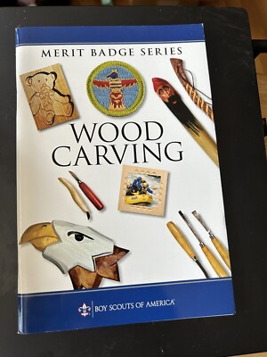 Official Boy Scout Merit Badge "Wood Caving" Current Printing | eBay