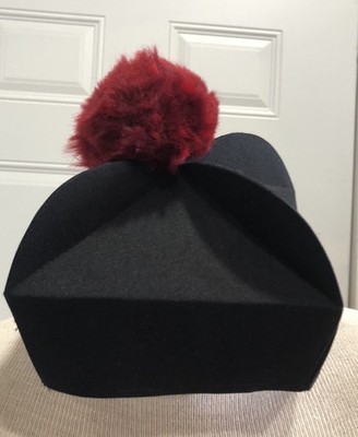 Clergy Biretta Hat, Black, Catholic Priest, Deacon | eBay