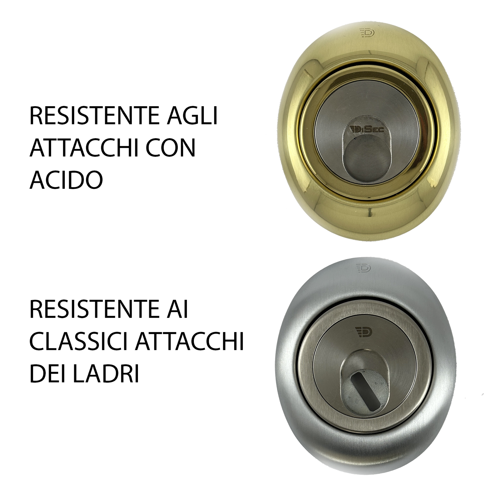 Defender Magnetico DISEC Protezione Serratura Porta Blindata a Cilindro ...