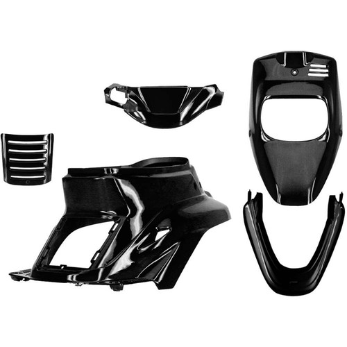 Set 5 Pièces Carénage Noir Métal MBK Booster Spirit - Yamaha BW ' S 50 ...
