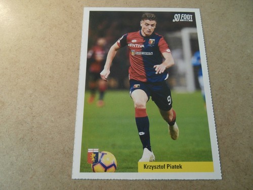 KRZYSZTOF PIATEK, GENOA CFC, FOOTBALL ROOKIE CARD SO FOOT (JT29) | eBay