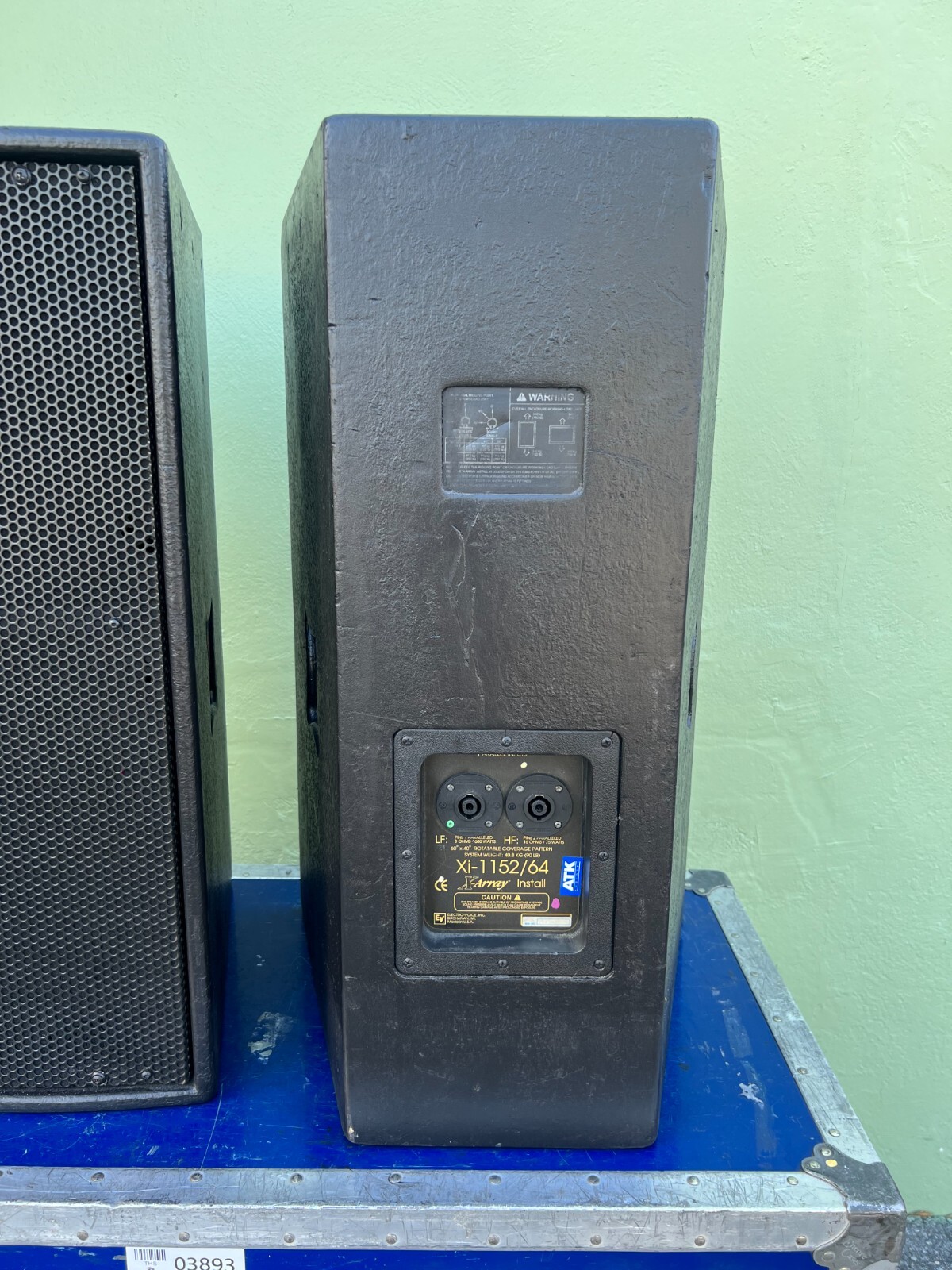 EV XI-1152/94 2-Way X-array Full Range Speakers W/Case #03893 (Pair) | eBay