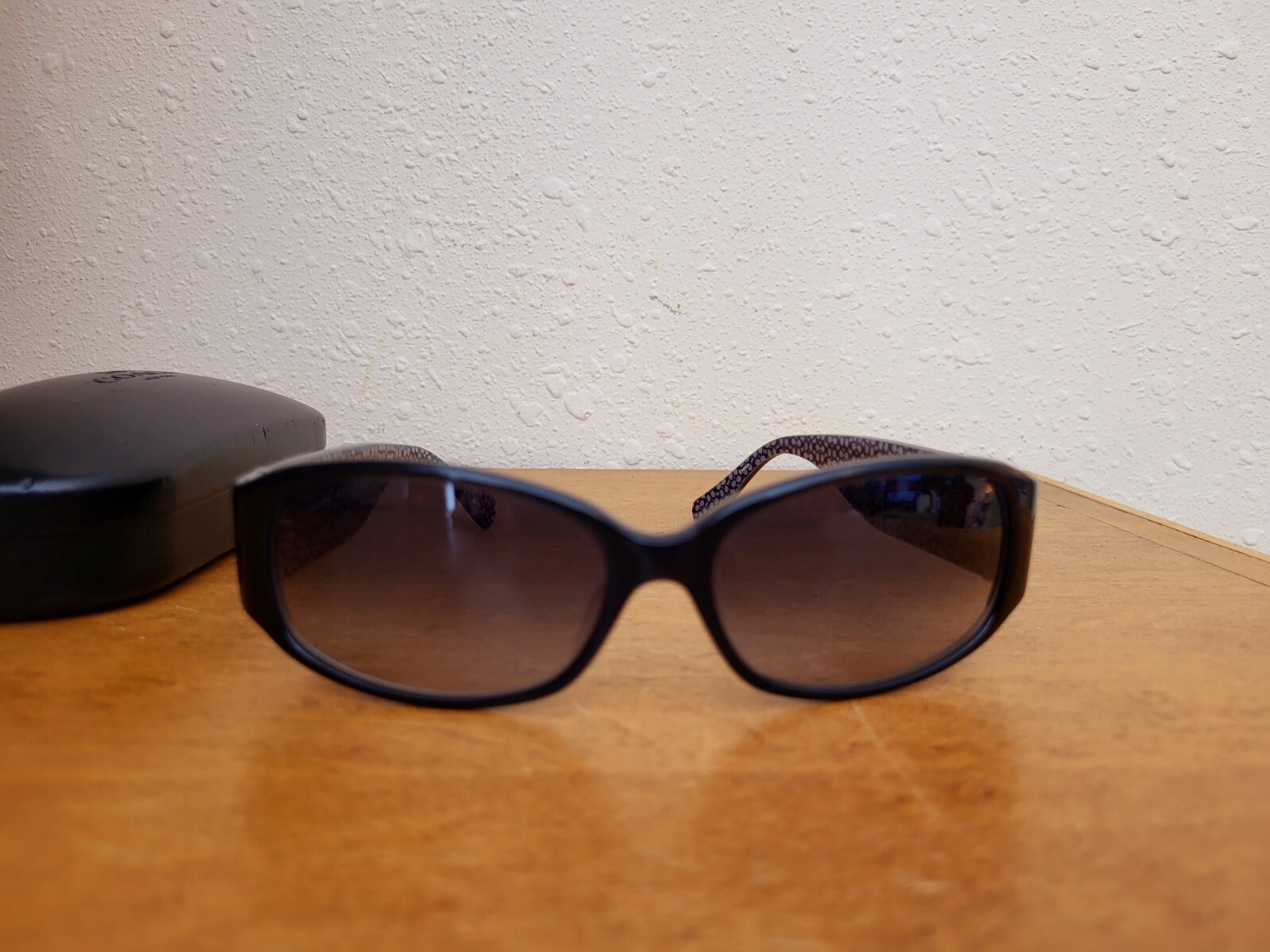 Coach Keri S464 Black Signature Logo Women's Sunglass… - Gem