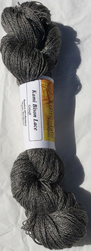 Fibre Isle Kami Bison Lace Bamboo Merino Bison 400m | eBay
