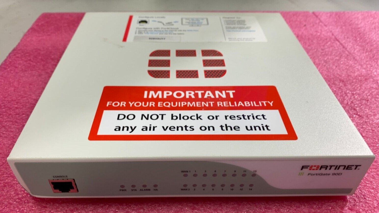 FORTINET FORTIGATE 90D FG-90D FIREWALL NETWORK SECURITY APPLIANCE - SEE AD | eBay