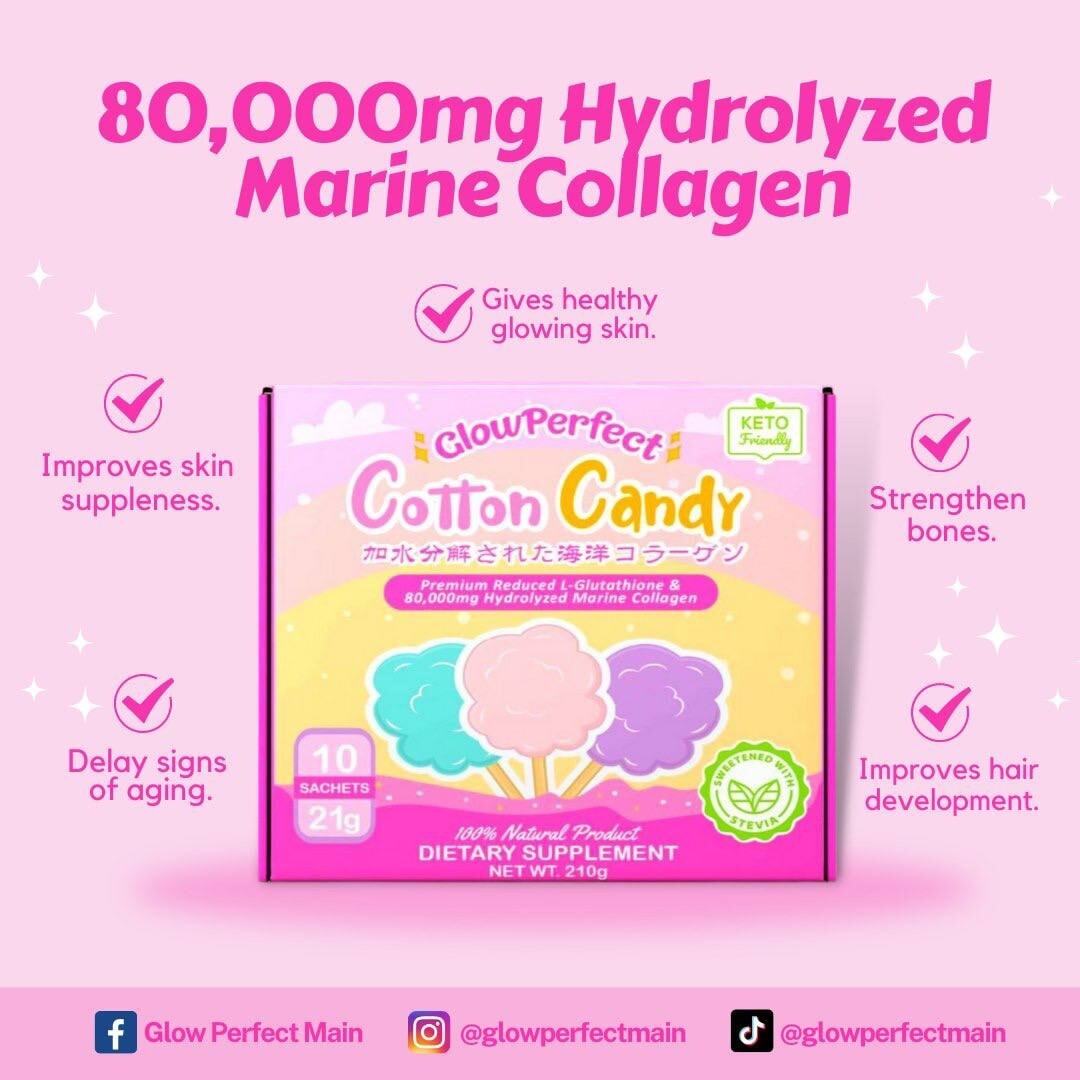Glow Perfect Drinks:CottonCandy Collagen,Pomelo BlanchGluta,Primo ...