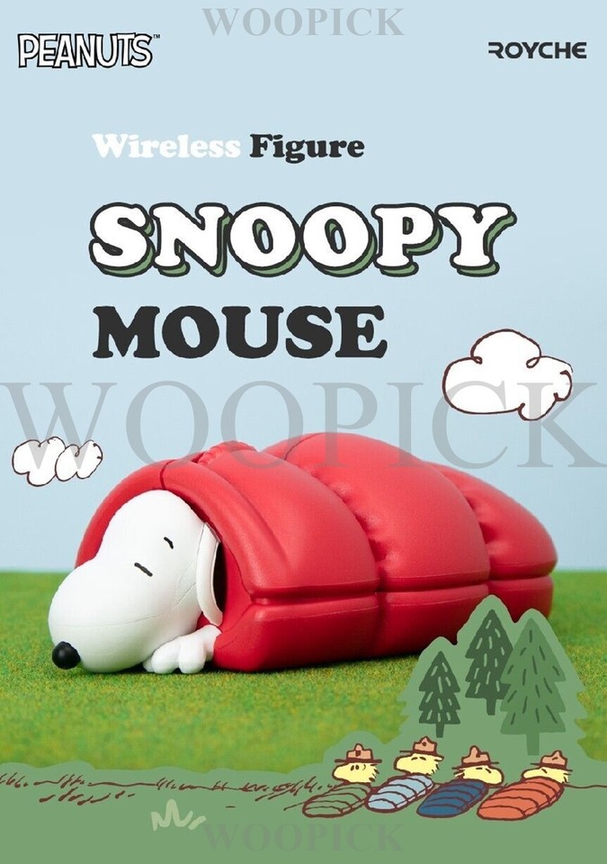 PEANUTS Snoopy Figure Wireless Bluetooth Mouse PNTS-RFM-E-SN ...