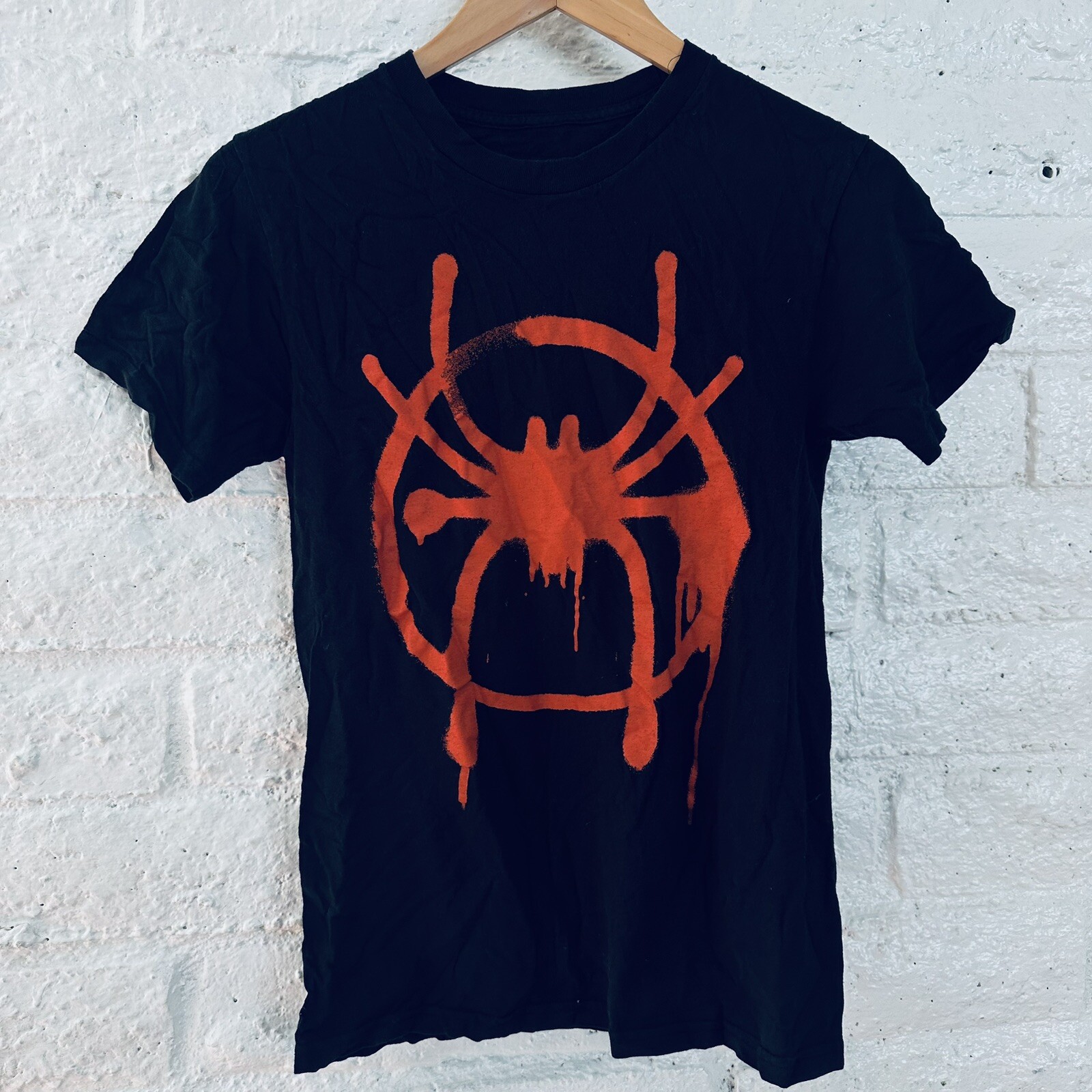 spider man Graffiti Spider Symbol black size XS - Gem