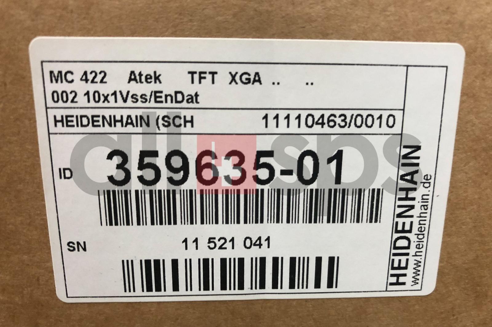HEIDENHAIN MAIN COMPUTER, MC 422 ATEK, ID: 359635-01 (NO) | eBay