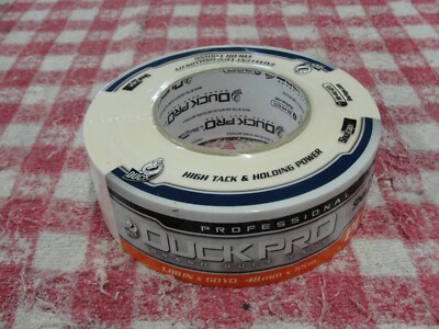 (1) Shurtape Duck Pro All-Purpose Duct Tape PC600 White 48mm x 55m 1.88 ...