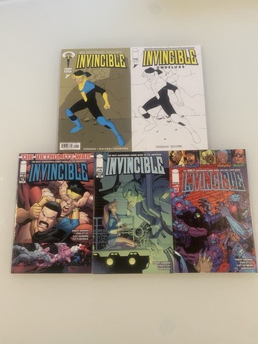 Invincible Lot 76 107 112 and Facsimile/Undeluxe #1 Kirkman Image Comics VF/NM | eBay