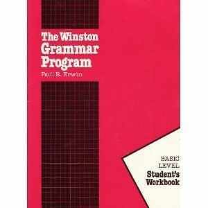 The Winston Grammer Program - Basic Level - Paperback, by Paul R. Erwin - Good o 9781889673035 ...