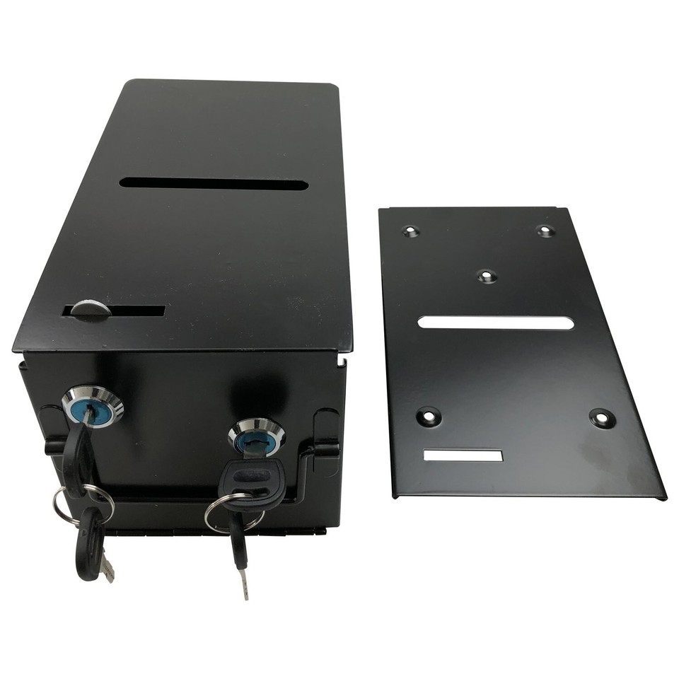 Poker Table Drop Rake Box - Casnio Toke Chip Tip Cash Box With Money ...