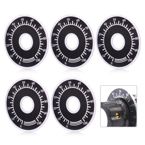 10pcs Potentiometer Rheostat Variable Transformer 0-100 Control Dial ...