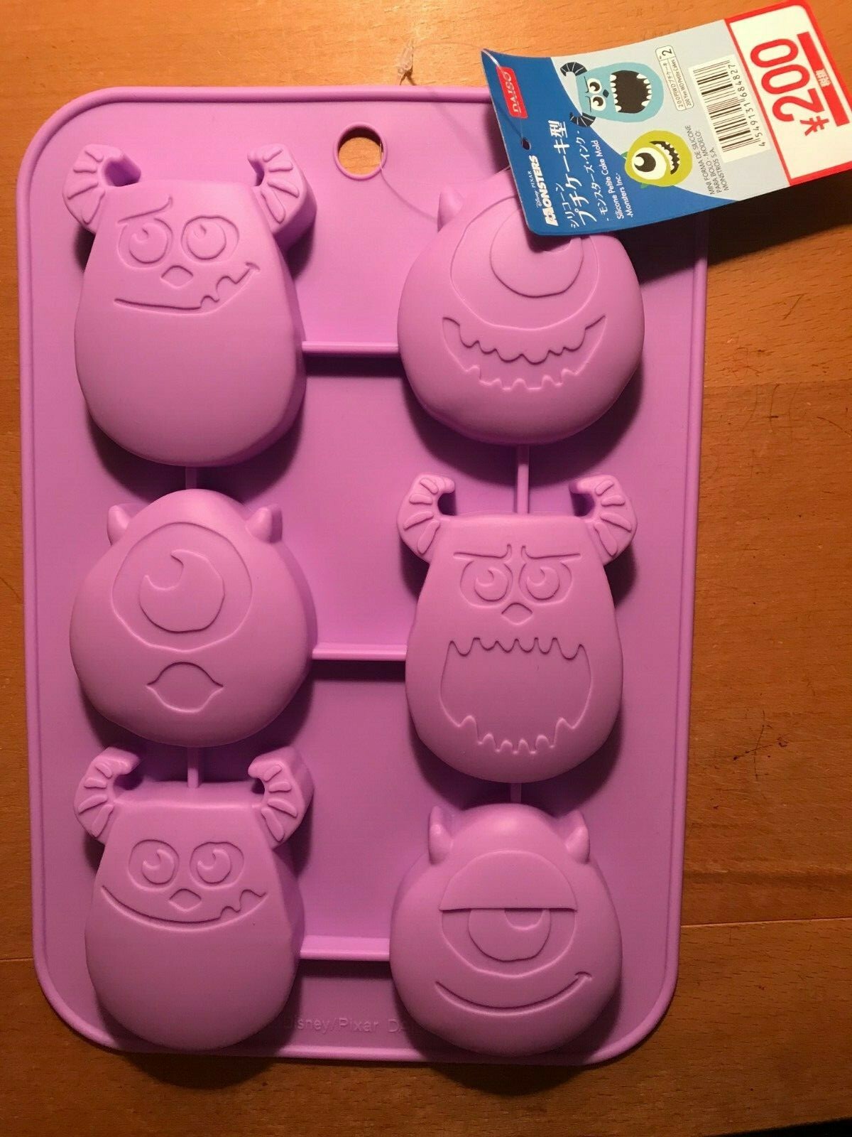 1 pack LARGE Monsters Inc Silicone Chocolate Molds / Moulds - Baking ...