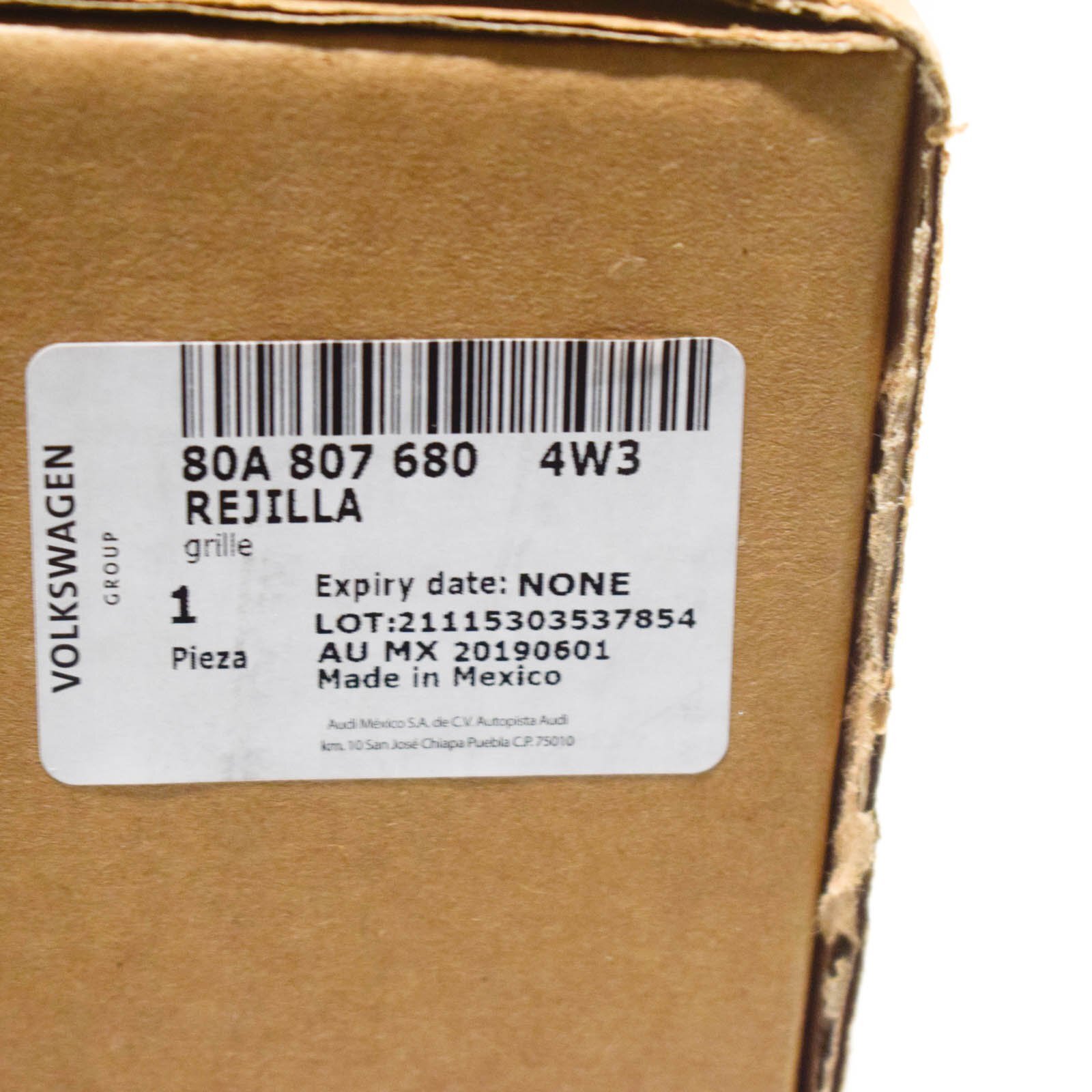 Audi Q5 80A Front Bumper Right Side Grille 80A807680 4W3 NEW GENUINE | eBay