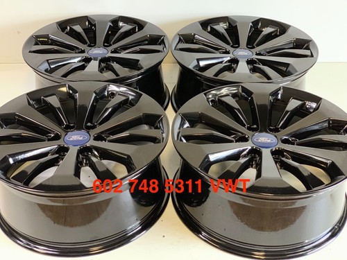 20" 20 inch OEM Factory Ford FIT F-150 King Ranch GLOSS BLACK Wheels ...