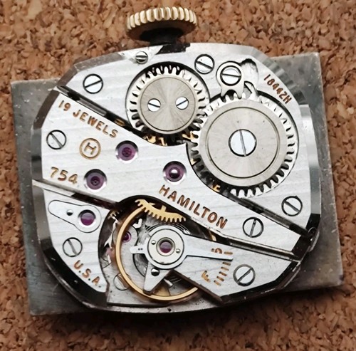 Genuine Gents 19j Hamilton Movement (754) in Running Order - Nice!! | eBay