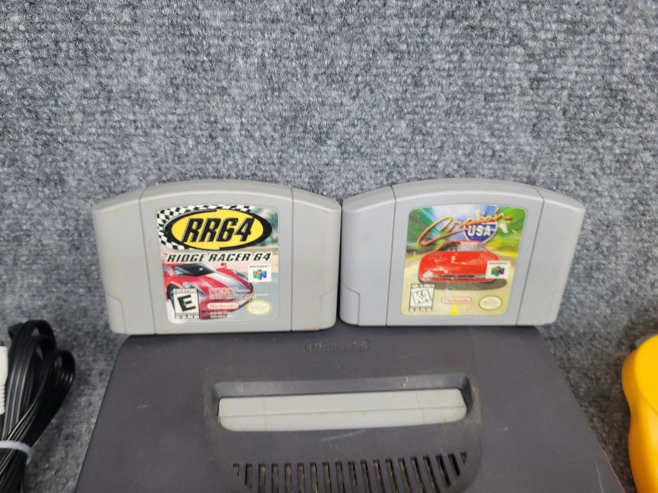 Nintendo 64 N64 Console Bundle Plugs 2 Game 2 Controllers | eBay