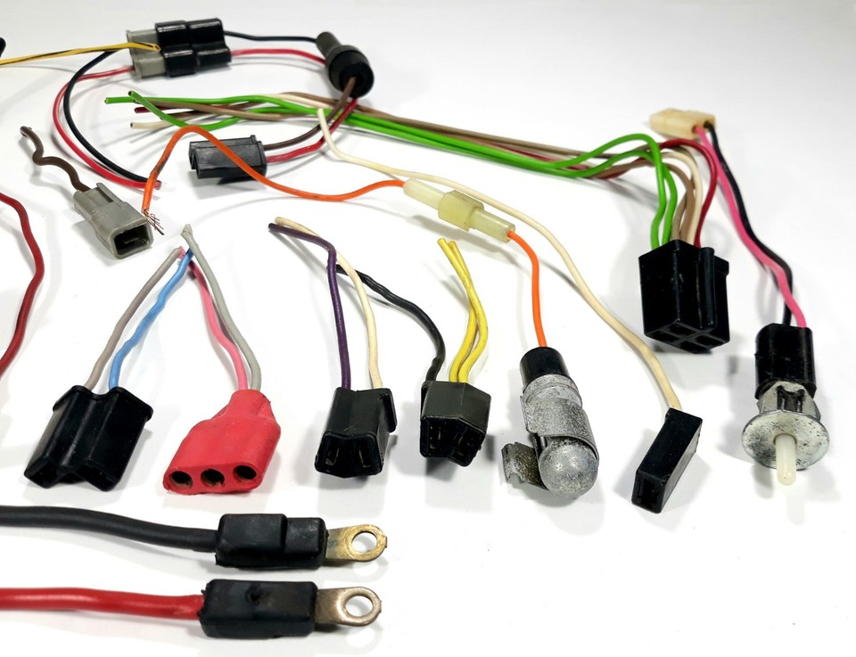 Dash Wiring Harness Plugs & Connectors 66-74 Charger Coronet Dart ...