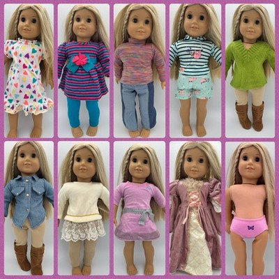 American Girl 18" Julie Albright Doll Blonde Brown Eyes 2013 & Outfits ...