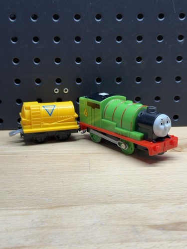 Thomas & Friends Train Engine Trackmaster Motorized Real Steam Percy No ...