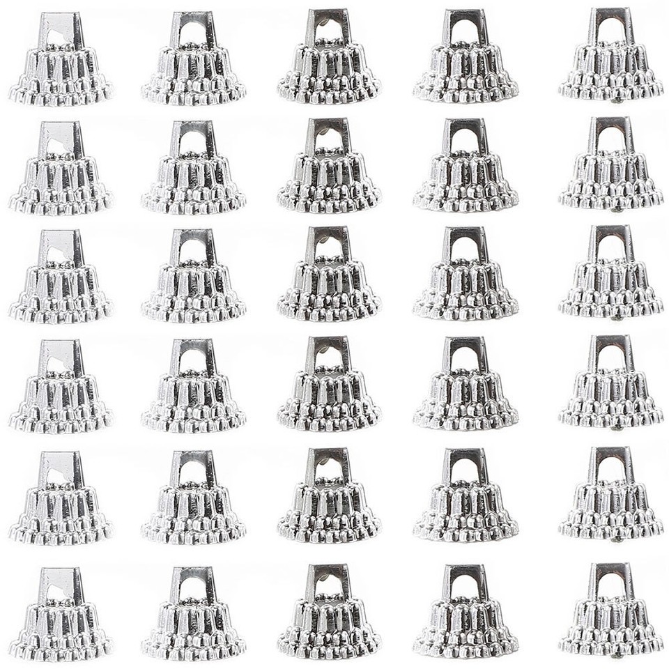 100 Pcs Ornament Replacement Caps Christmas Ornaments Diy Decorations ...