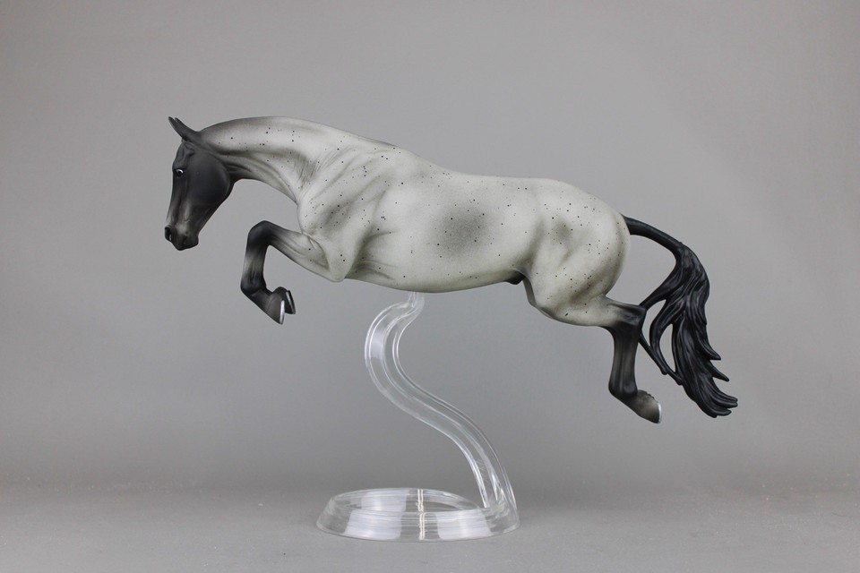 Custom Breyer Model Horse Bristol Blue Roan Grey CM ~ Dan Van’s Customs ...
