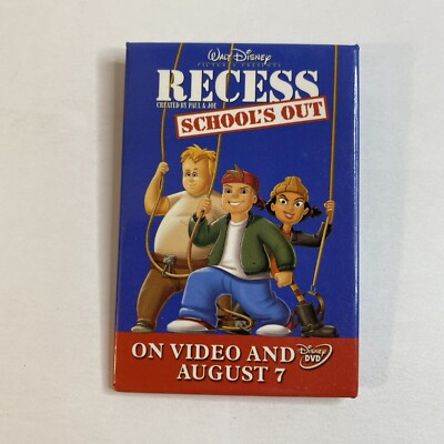 Vintage Walt Disney Recess Schools Out Blockbuster Video DVD Promo Ad ...