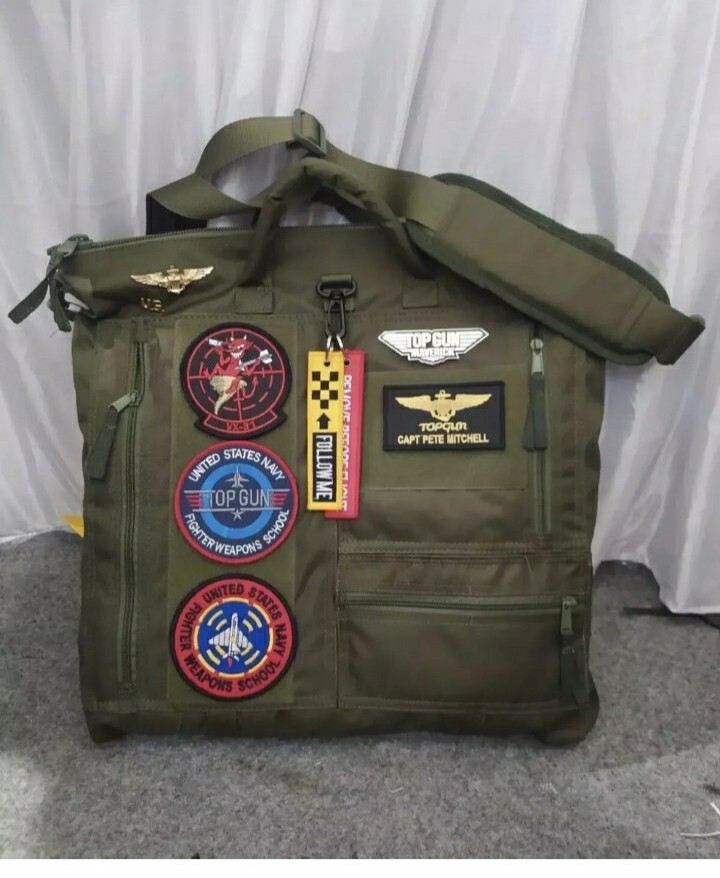 PILOT HELMET TOP GUN MAVERICK HGU-55 WITH LEATHER EDGEROLL + OXYGEN ...